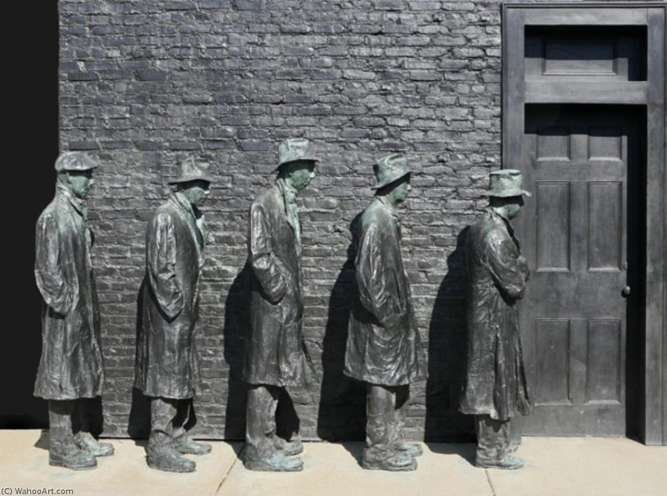 Depression. bread line by George Segal (1924-2000, United States ...