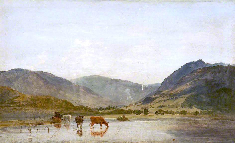Get Art Reproductions Lake Scene by James Francis Danby (1793-1861 ...