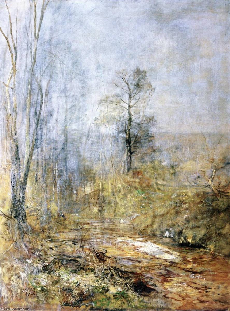 Order Artwork Replica March Atmosphere Early Spring in the Vienna Woods ...