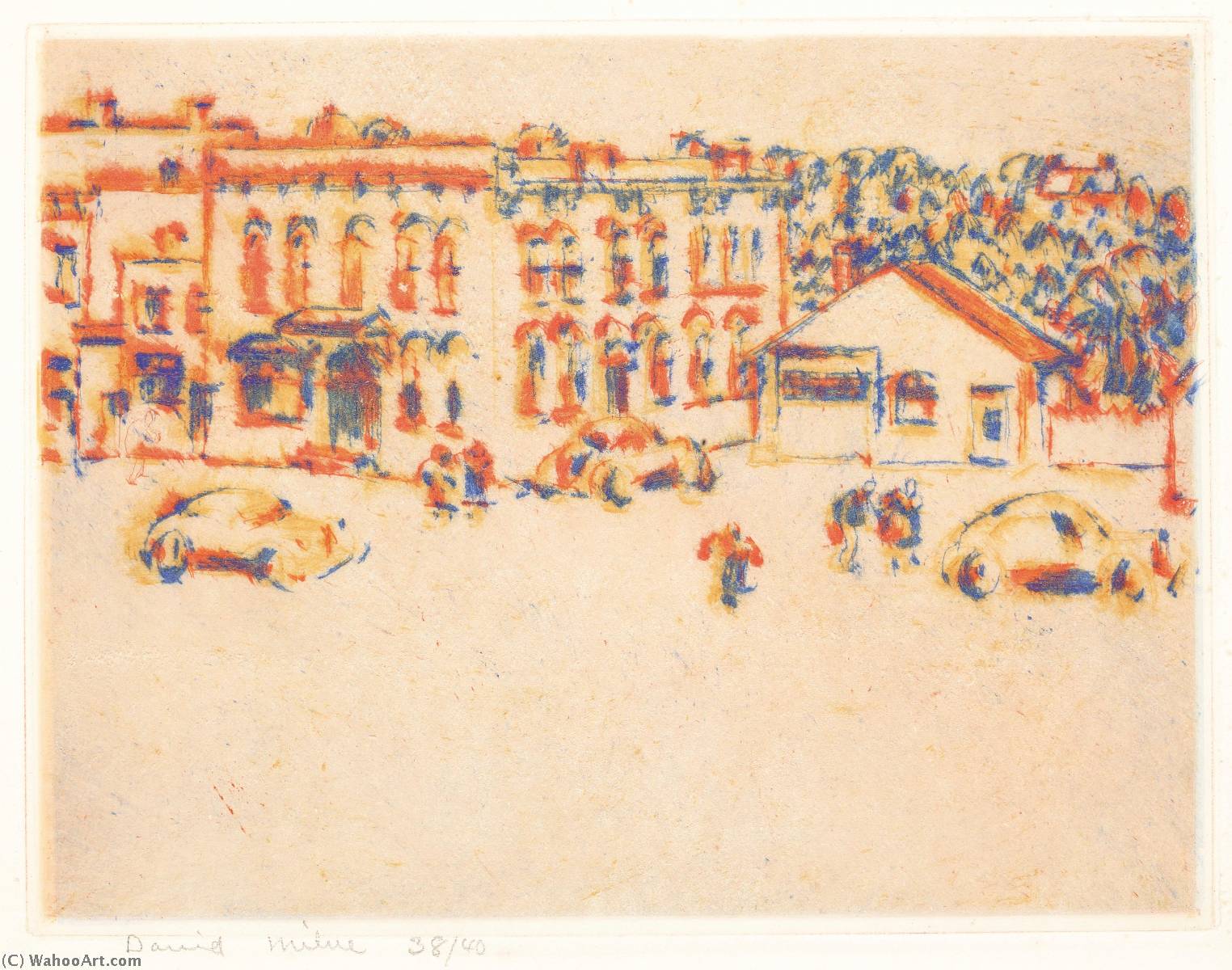 Purchase Oil Painting Replica Main Street by David Brown Milne (1882 ...