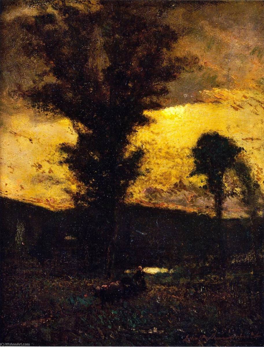 Museum Art Reproductions Moonlit Landscape, 1920 by Elliott ...