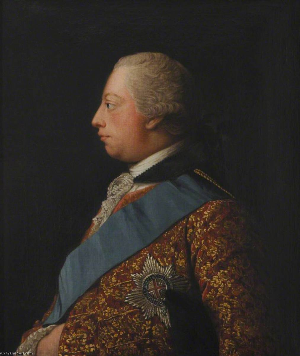 Museum Art Reproductions George III (1738–1820) by Allan Ramsay (1713 ...