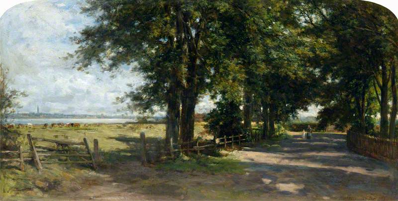 Art Reproductions The Avenue at Old Montrose, 1865 by George Reid (1860 ...