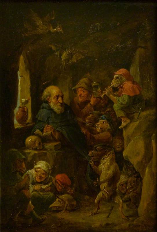 Purchase Oil Painting Replica The Temptation of Saint Anthony by David The Younger Teniers ...