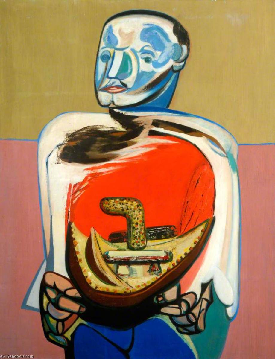 Get Art Reproductions Man with a Donkey Saddle, 1950 by Robert ...