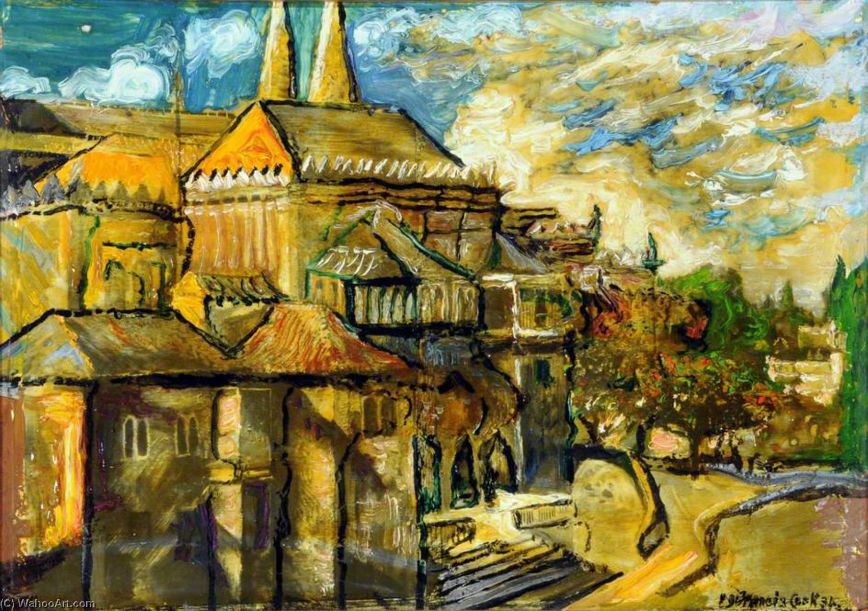 Purchase Oil Painting Replica The Cathedral in Spain, 1934 by Francis ...