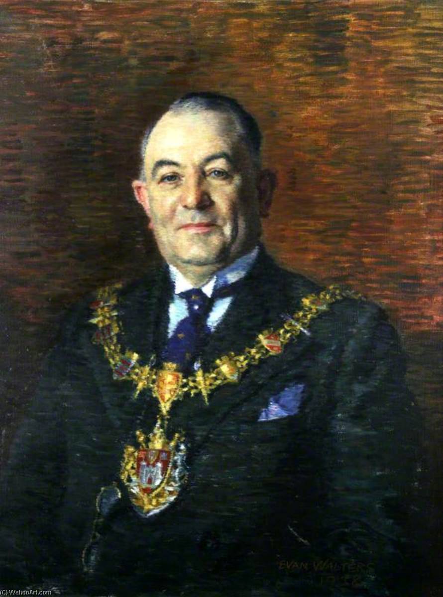 Purchase Oil Painting Replica William Daniel Rees by Evan Walters (1892 ...