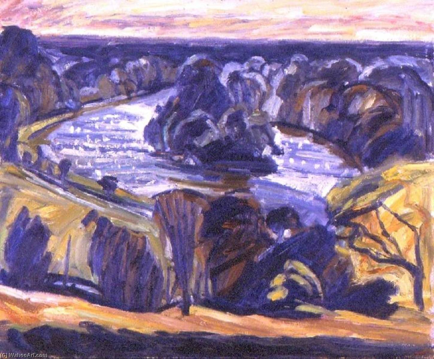 The Thames from Richmond Hill, 2001 by Nick Schlee Nick Schlee ...