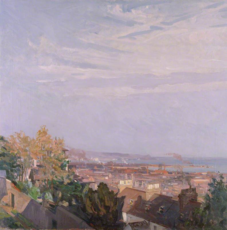 Paintings Reproductions Swansea for Business, 1929 by William Grant ...