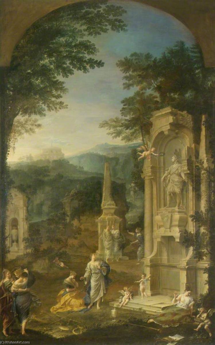 Purchase Oil Painting Replica Allegorical Tomb of Joseph Addison (1642 ...