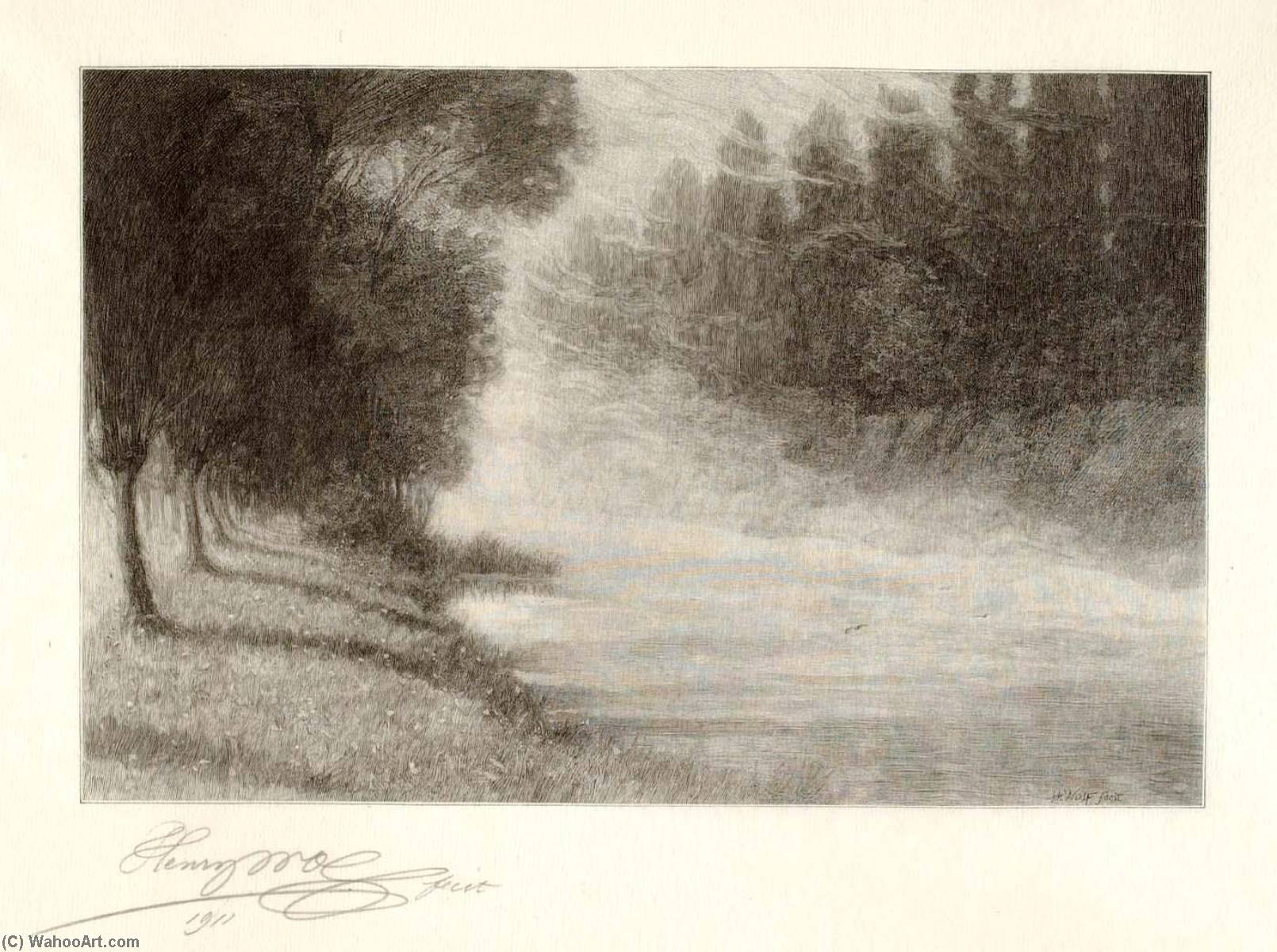 Scattering of the Mists (Morning Mists), 1910 by Henry Wolf (1925-2005 ...