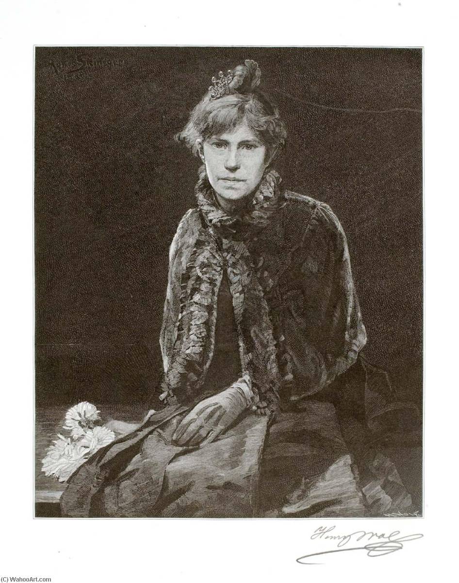 A Portrait, 1894 by Henry Wolf (1925-2005, Austria) Henry Wolf ...