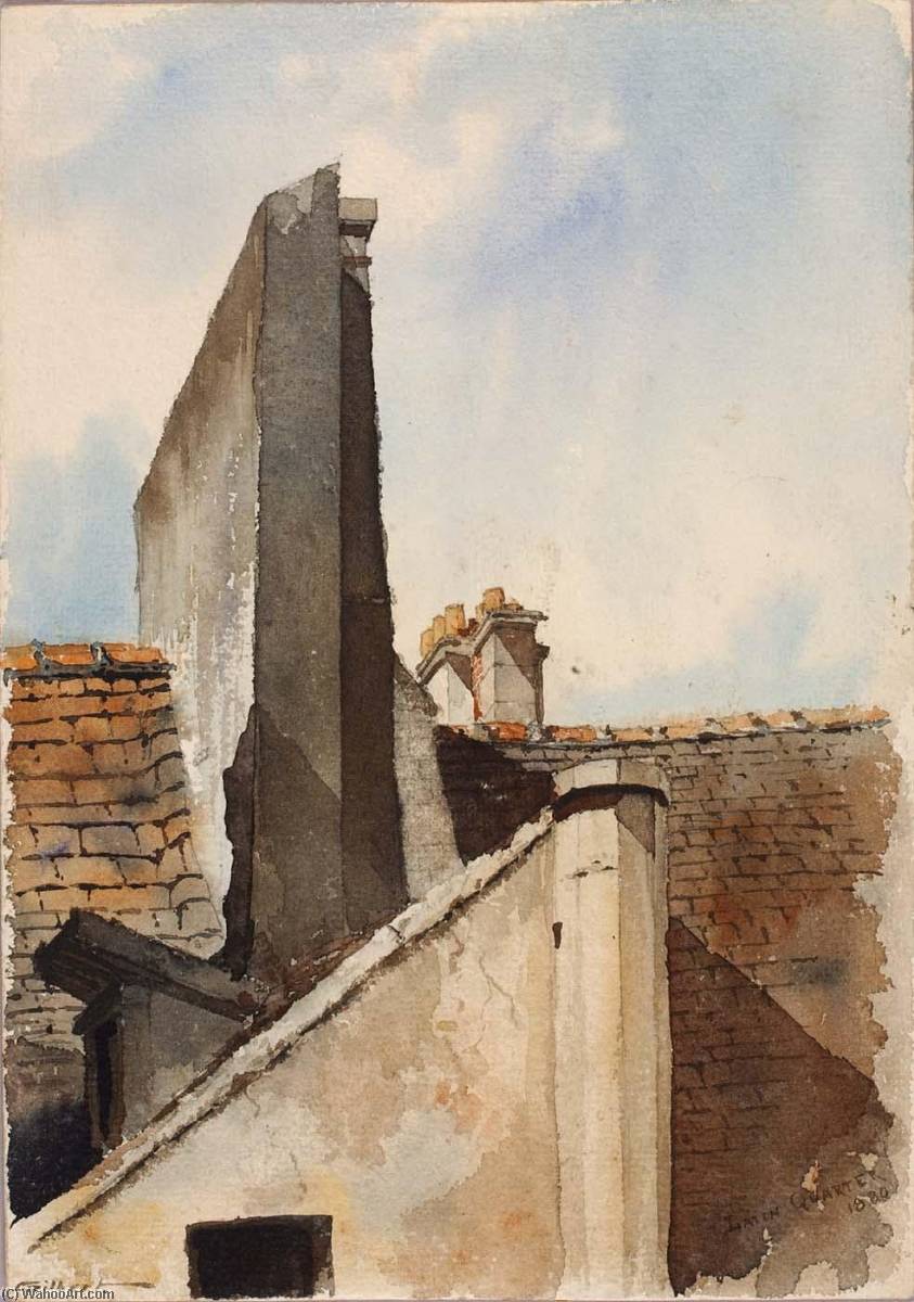 Museum Art Reproductions Latin Quarter, Paris, 1880 by Cass Gilbert ...