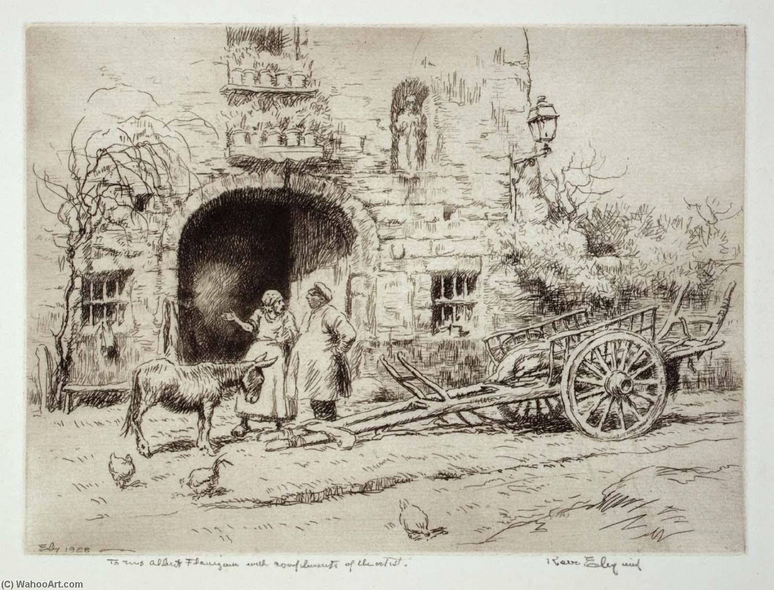 Artwork Replica The Family, 1928 by Kerr Eby (1889-1946) | ArtsDot.com