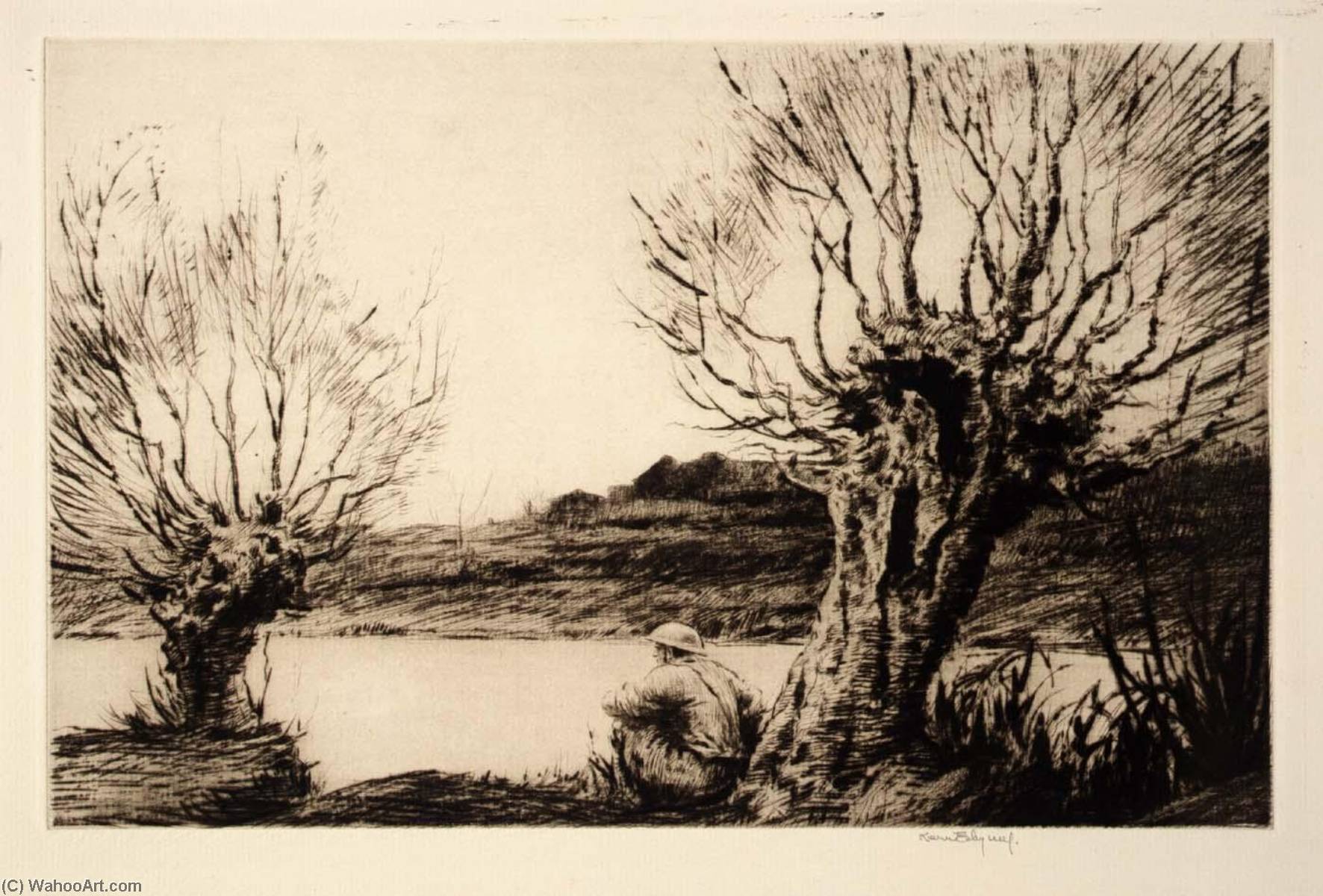 Buy Museum Art Reproductions The Willows,, 1919 by Kerr Eby (1889-1946 ...