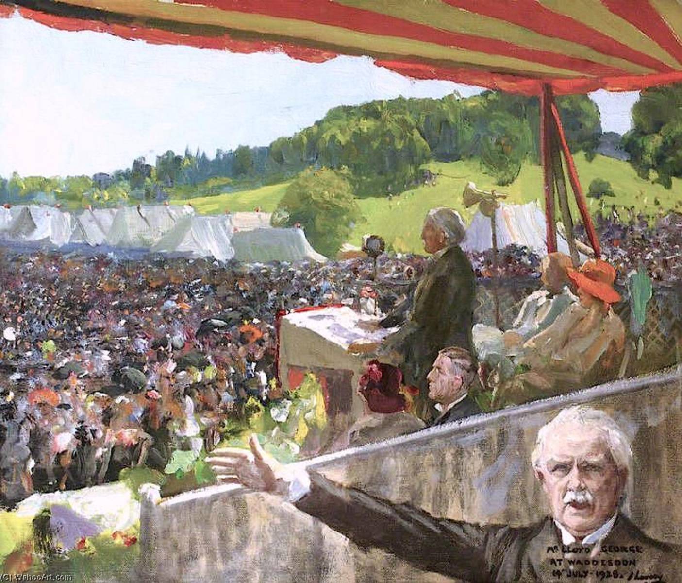 Order Artwork Replica Lloyd George Addressing a Liberal Rally at ...