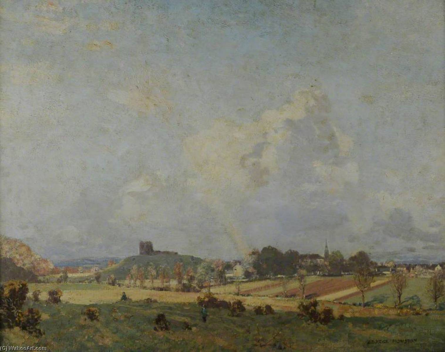 Art Reproductions Dundonald Castle by George Houston (1869-1947 ...