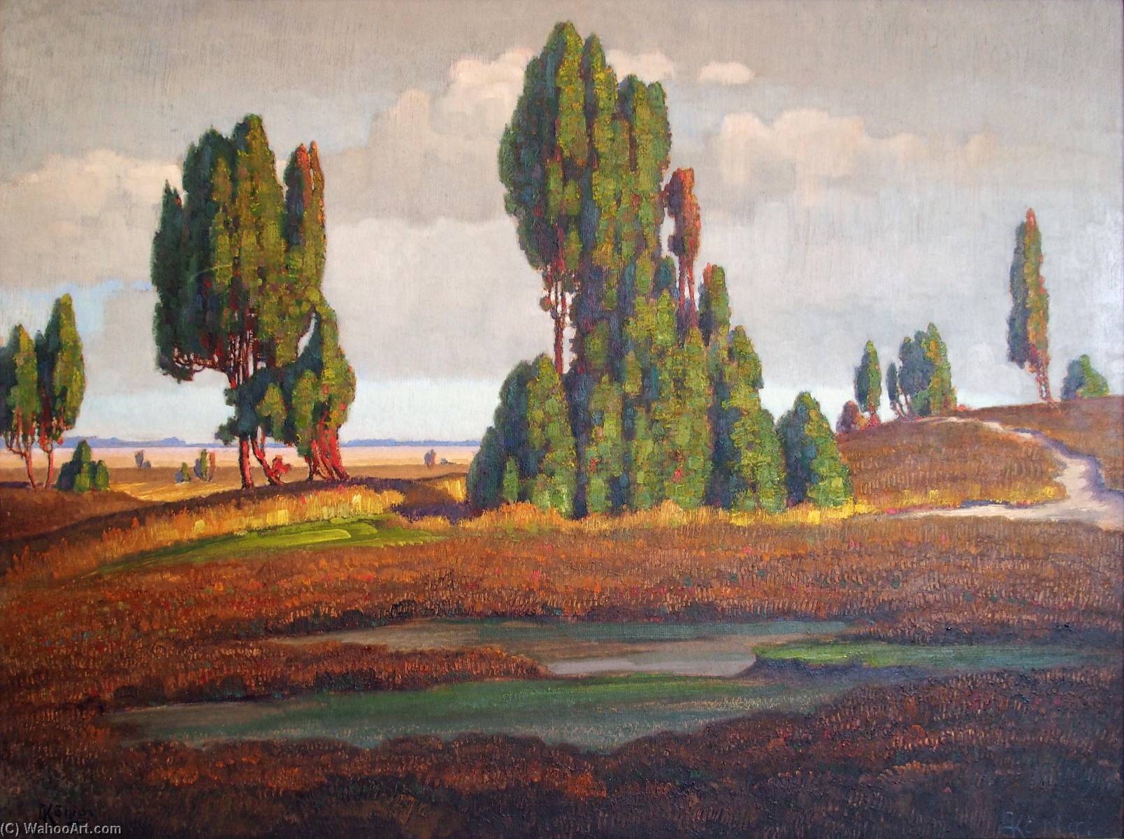 Order Artwork Replica Deutsch Heidelandschaft mit Wacholder, 1929 by ...