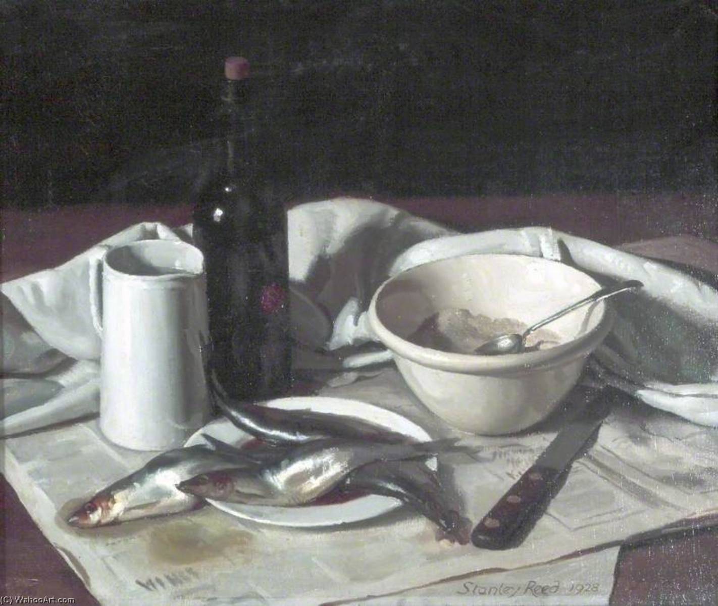 Buy Museum Art Reproductions Still Life with Fish, 1928 by Stanley Reed ...