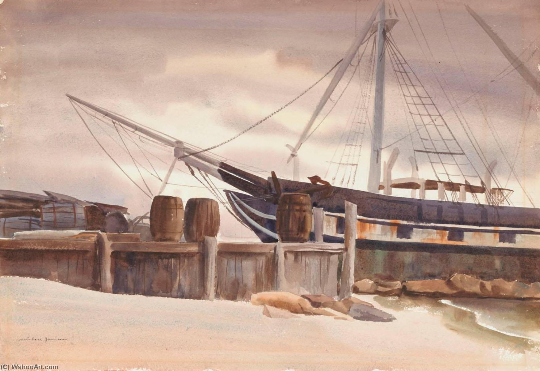 Artwork Replica (Bow of Ship) by Mitchell Jamieson (Inspired By) (1915 ...