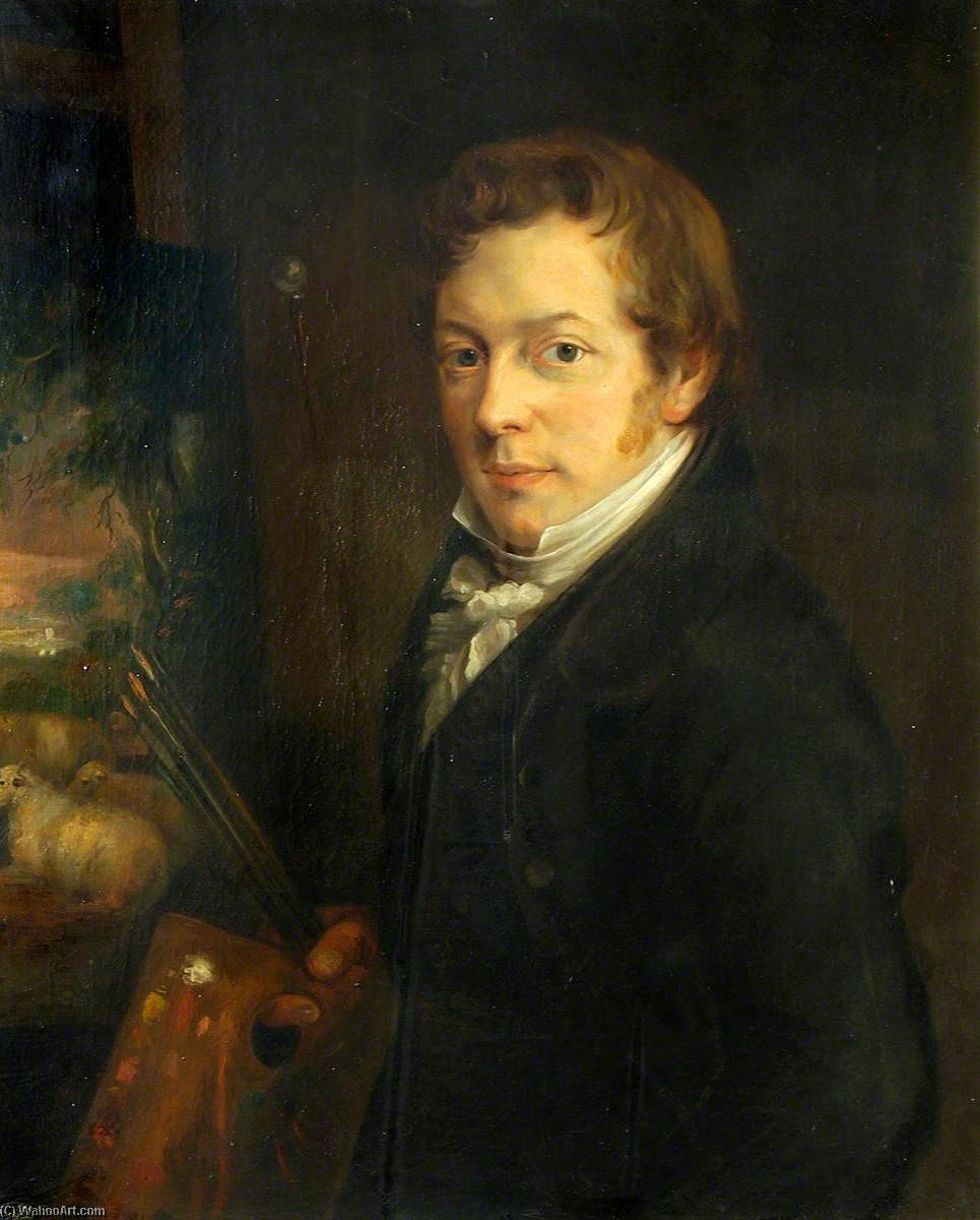 Museum Art Reproductions Self Portrait, 1810 by Robert Mendham (1792 ...