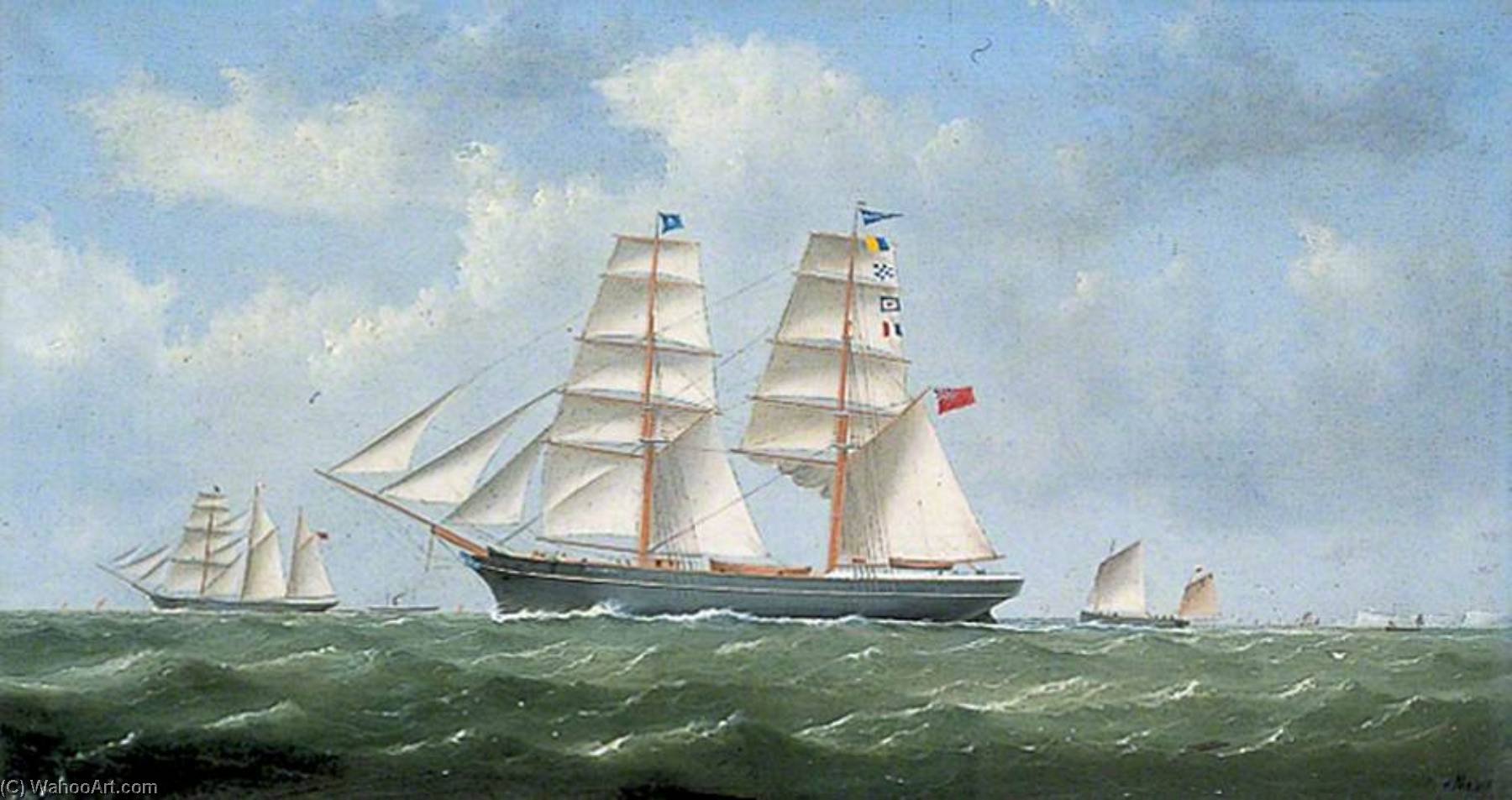 Get Paintings Reproductions `Woodside`, 1883 by George Mears (1826-1906 ...