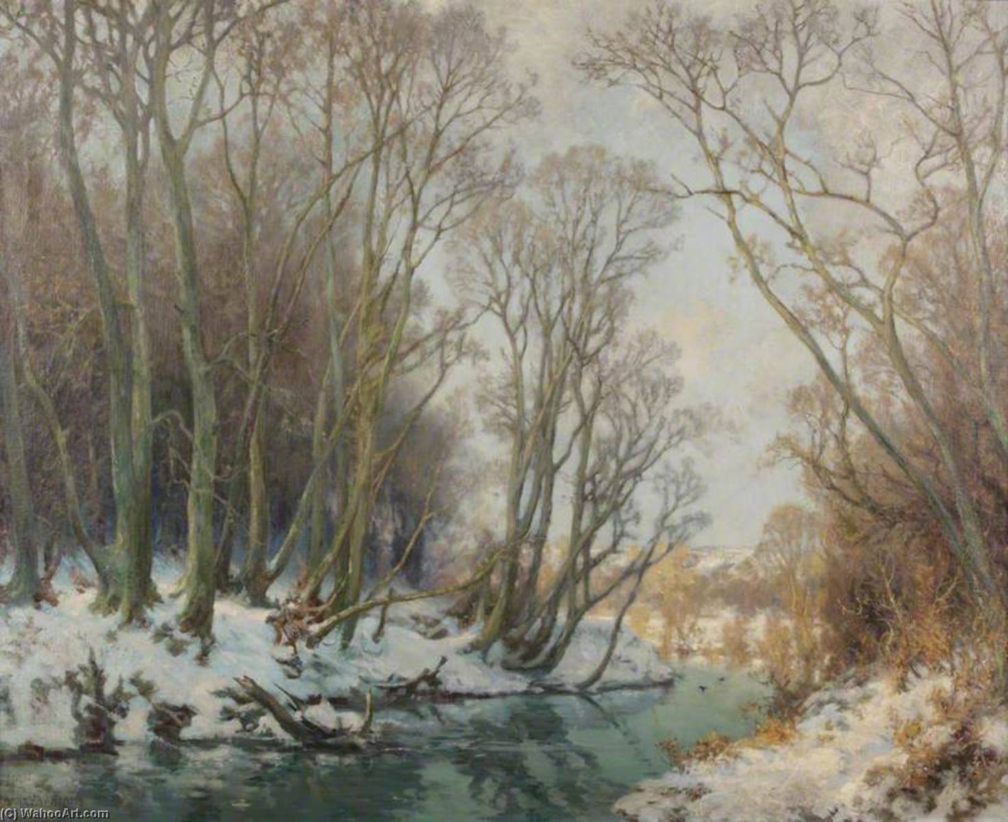 Museum Art Reproductions Blue River by Harry William Adams (1868-1947 ...