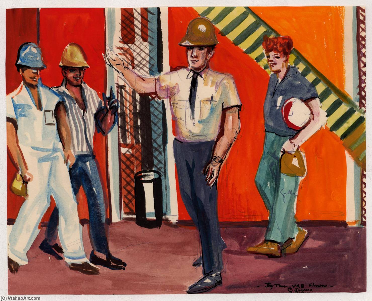 By the Vehicle Assembly Building Elevators by Chrystal Jackson (1923 ...