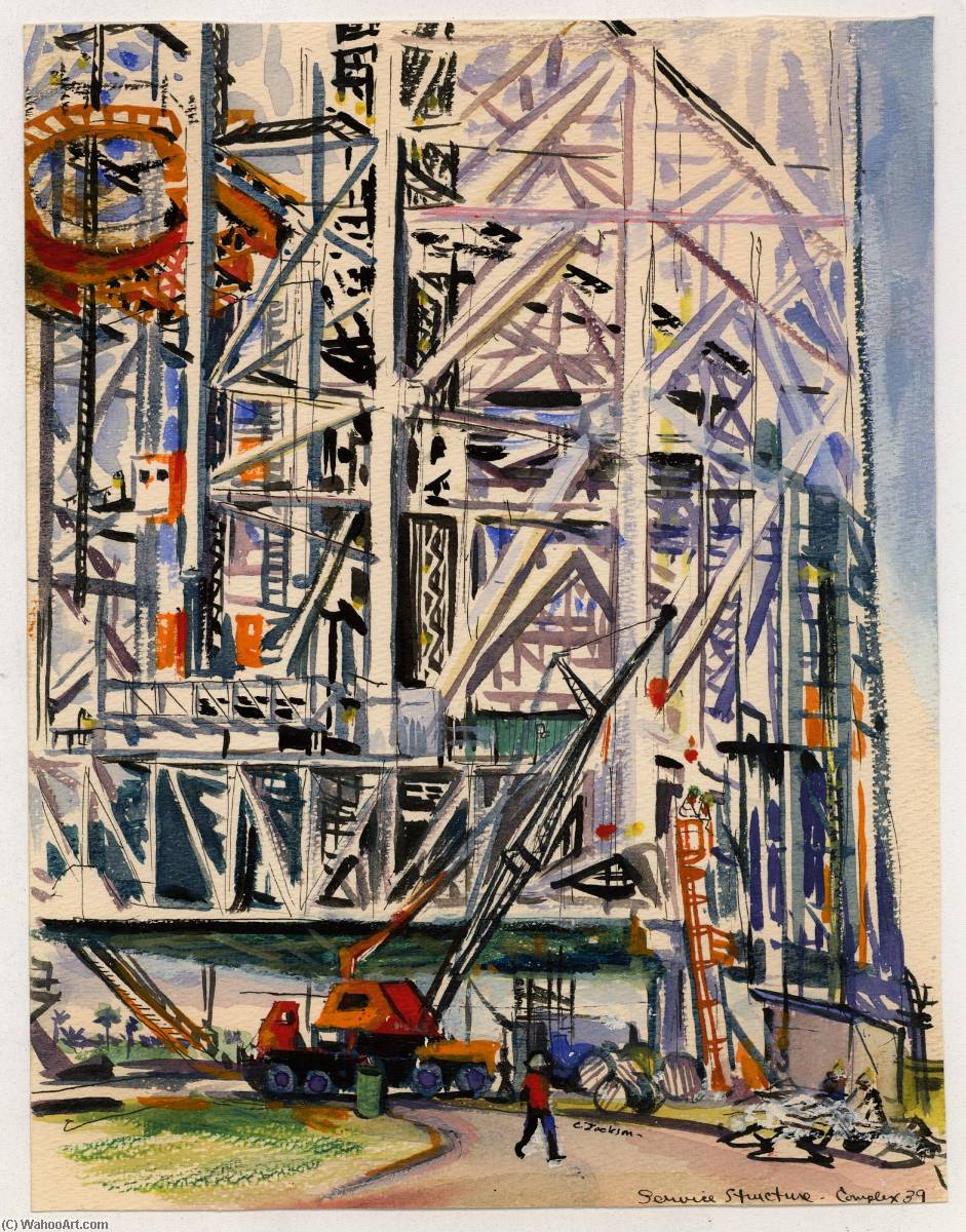 Lower part of the Gantry by Chrystal Jackson (1923-2016) Chrystal ...