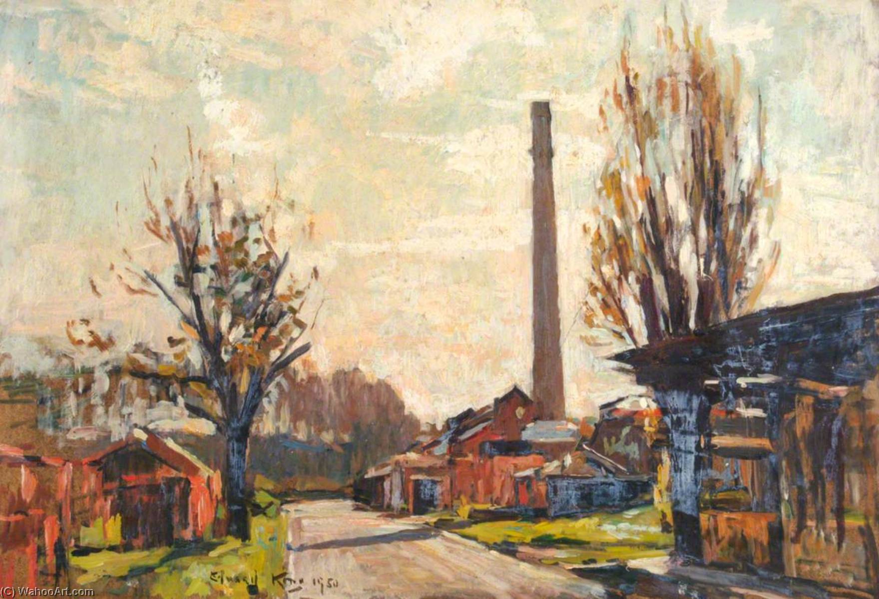 Get Art Reproductions Outbuildings at St James` Hospital, No.6, 1950 by ...