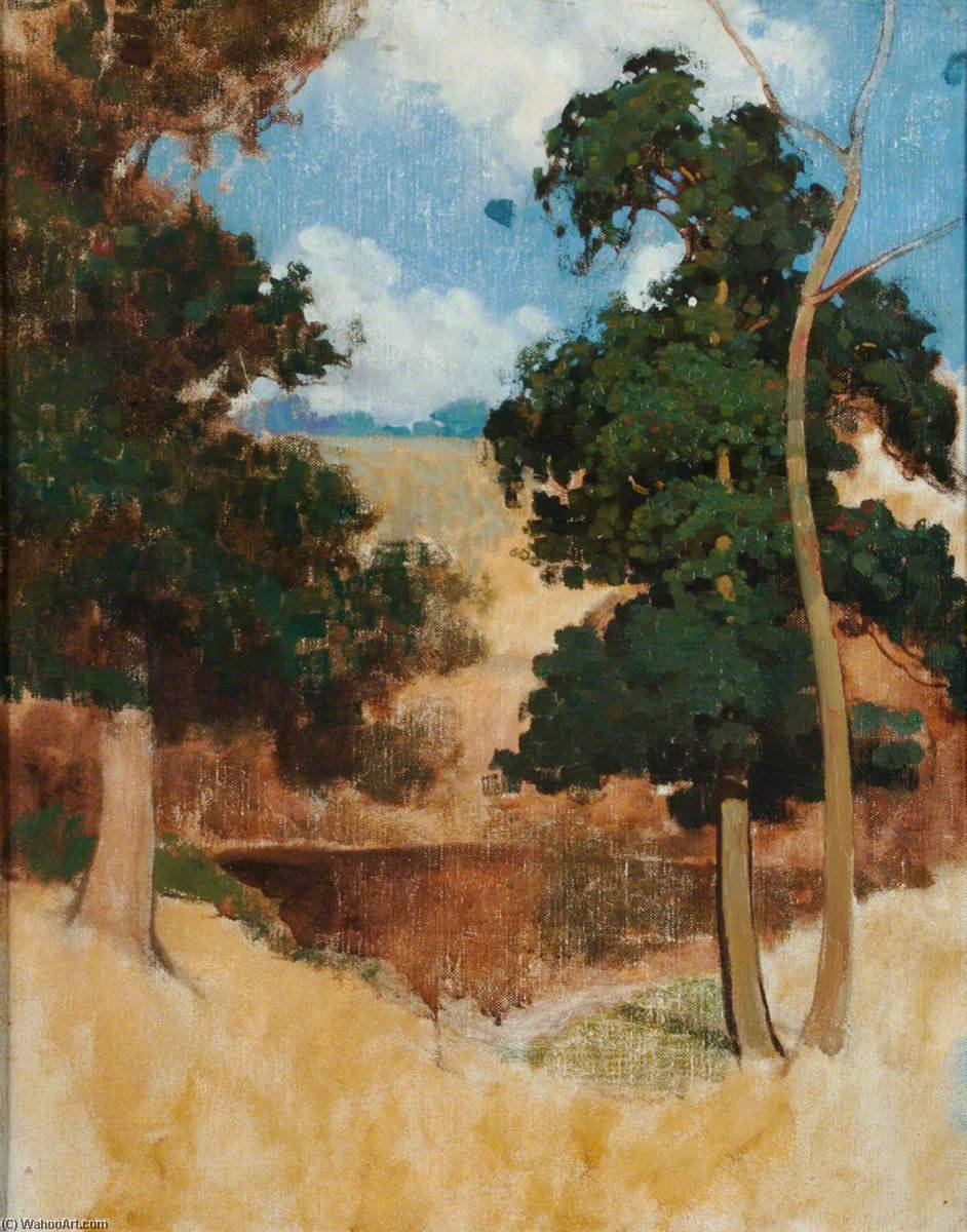 Order Artwork Replica Trees in a Cornfield by Benjamin Haughton (1865 ...