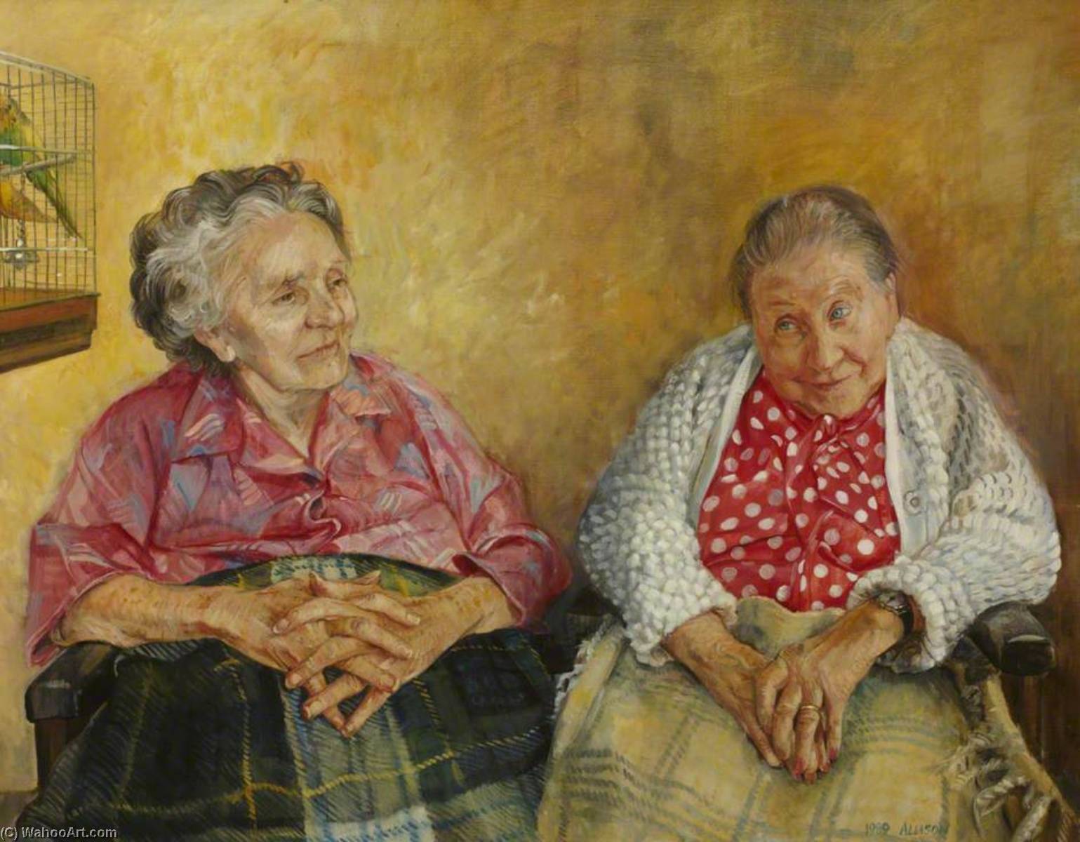 Lily Willet and Sylvie, 1989 by Jane Allison Jane Allison | ArtsDot.com