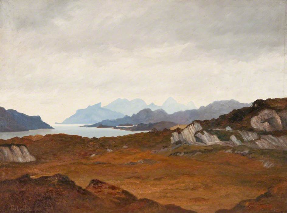 Order Artwork Replica Eigg and Rhum from Acharacle by Robert Lillie ...