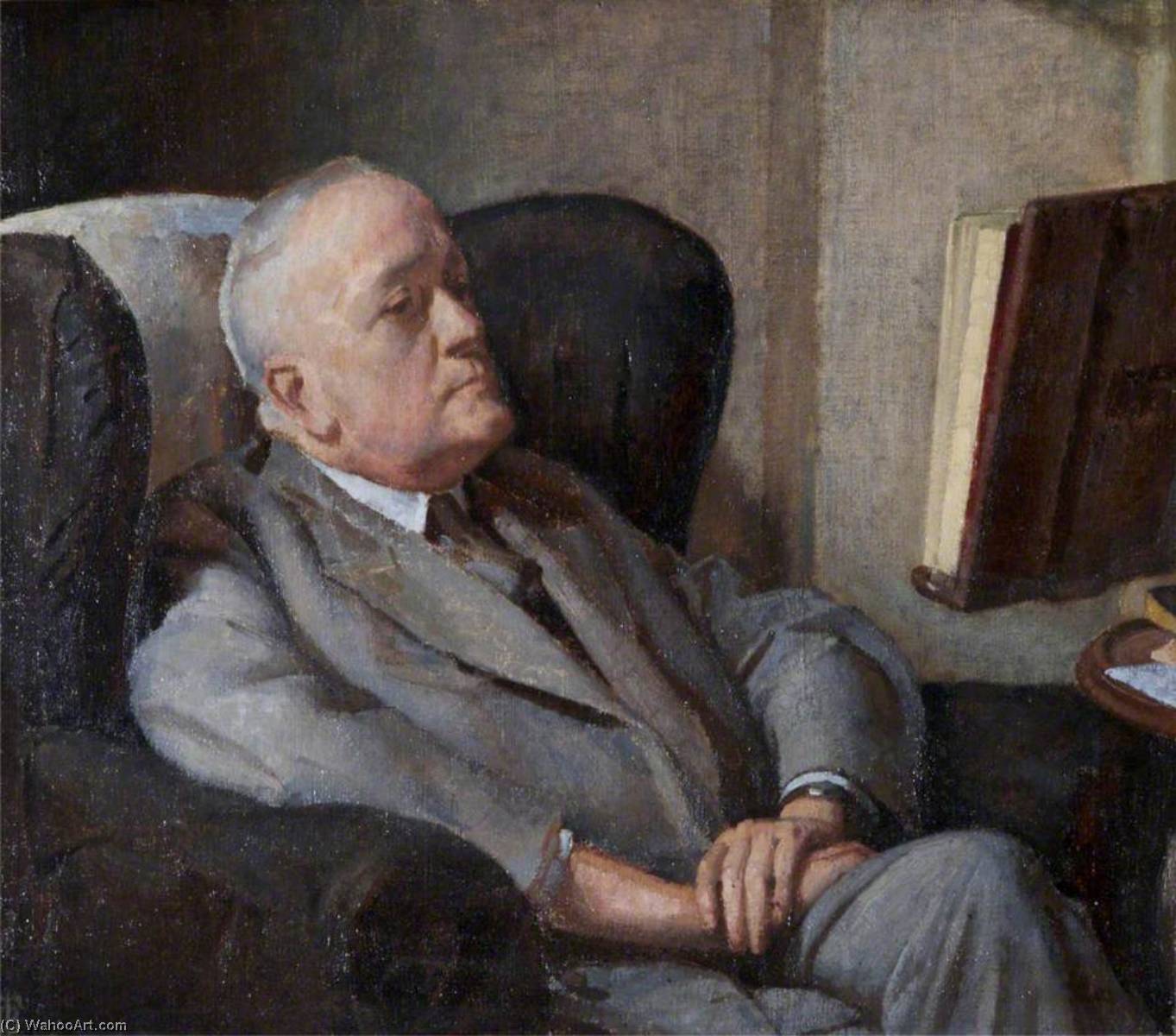 Get Art Reproductions Dr F. L. Thomas, Mayor of Barnstaple (1922) by Brian Dick Lauder Thomas ...
