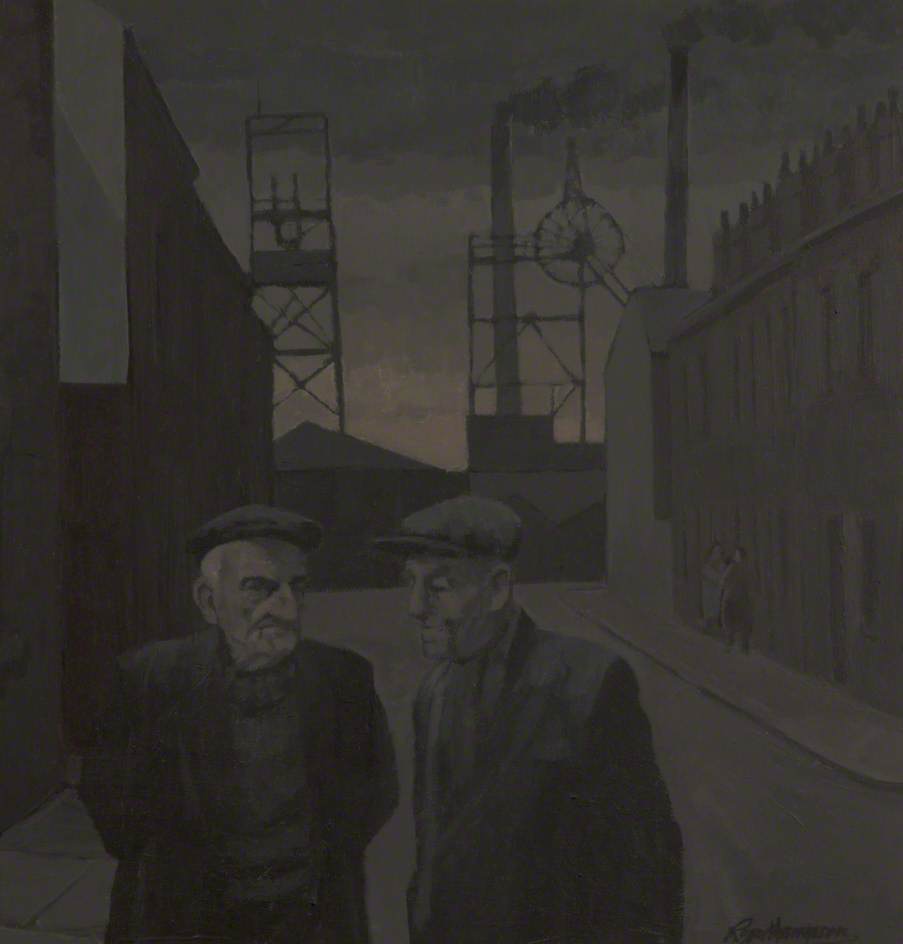 Gin Pits by Roger Hampson (1925-1996) Roger Hampson | ArtsDot.com