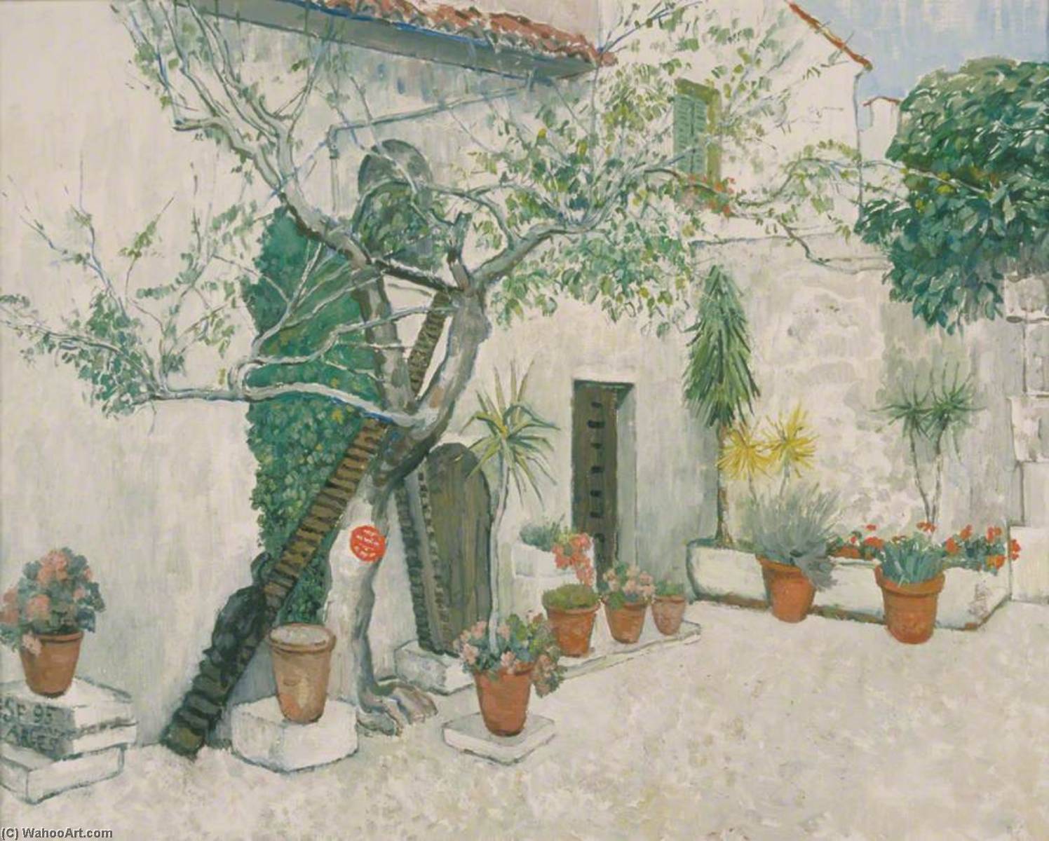 House with Cat Walk, Arles, France, 1995 by Geoffrey Scowcroft Fletcher ...