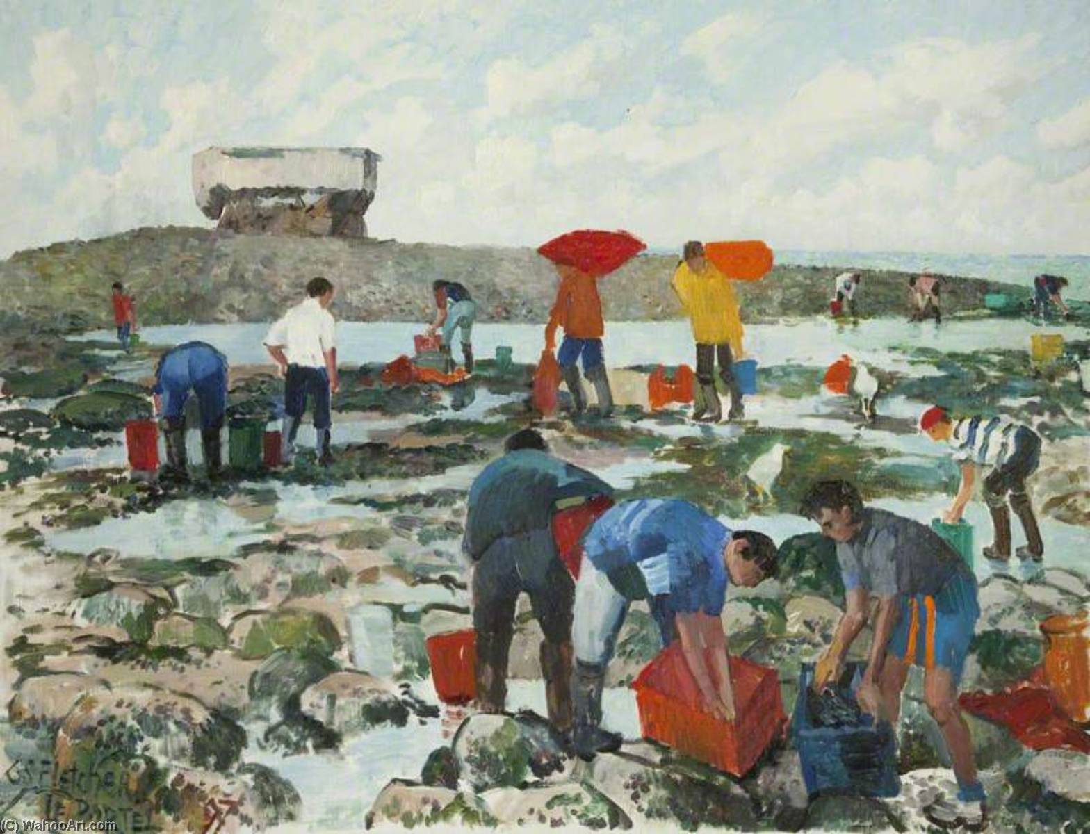 Le Portel, 1998 by Geoffrey Scowcroft Fletcher (1923-2004) Geoffrey ...