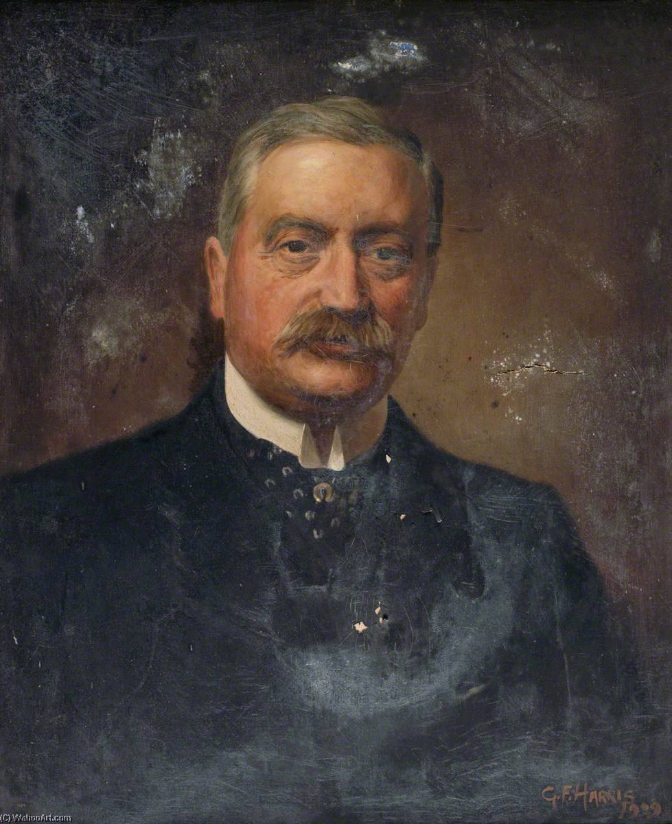 Portrait of an Unknown Gentleman, 1909 by George Frederick Harris (1856 ...