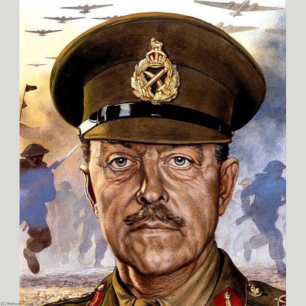 Purchase Oil Painting Replica Harold Alexander, 1942 by Boris Chaliapin ...