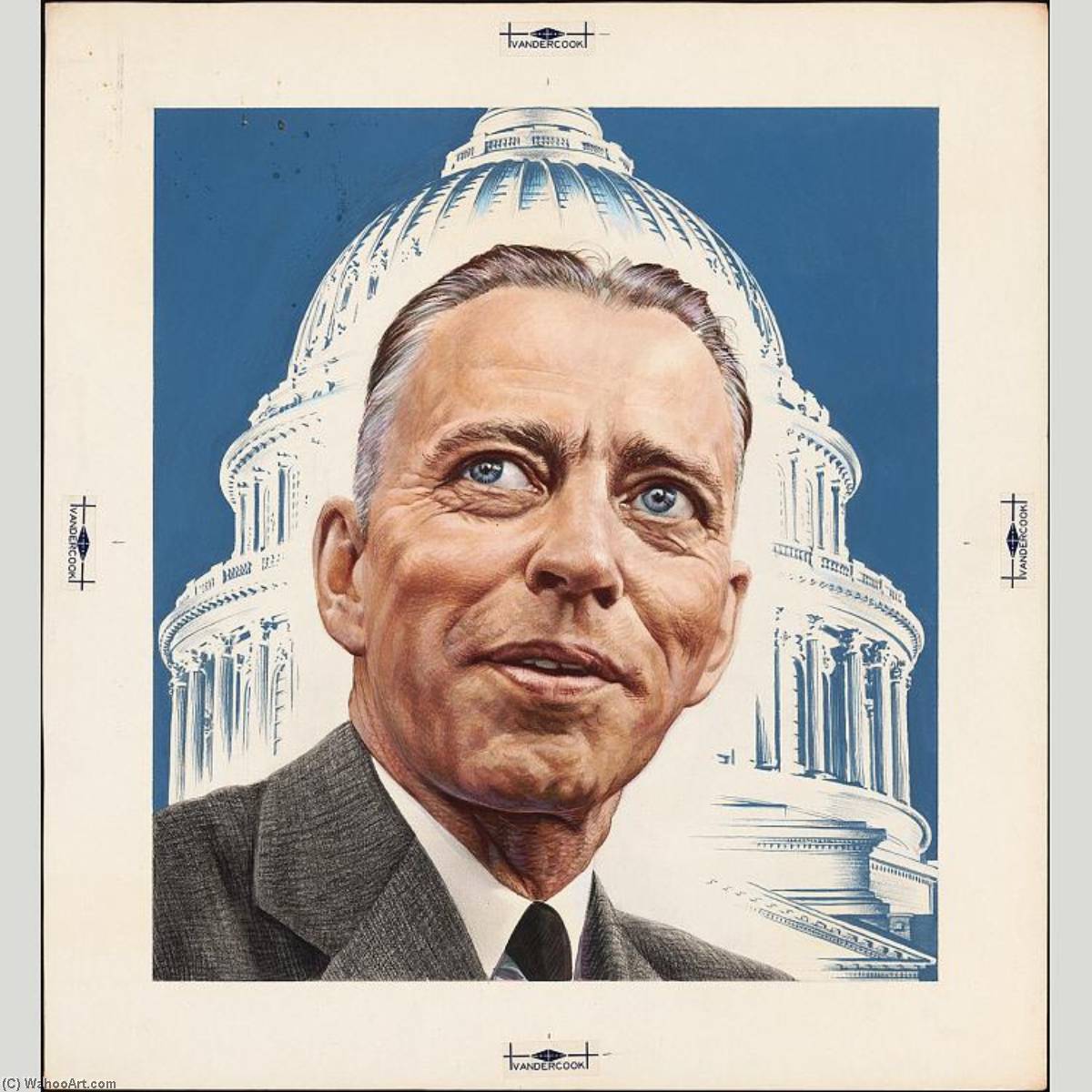 Get Art Reproductions Irving M. Ives by Boris Chaliapin (Inspired By ...