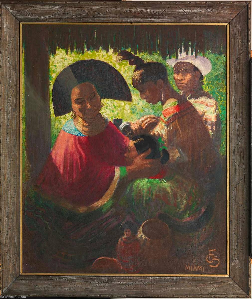 Get Art Reproductions Seminoles, 1963 by Carl Folke Sahlin (Inspired By ...