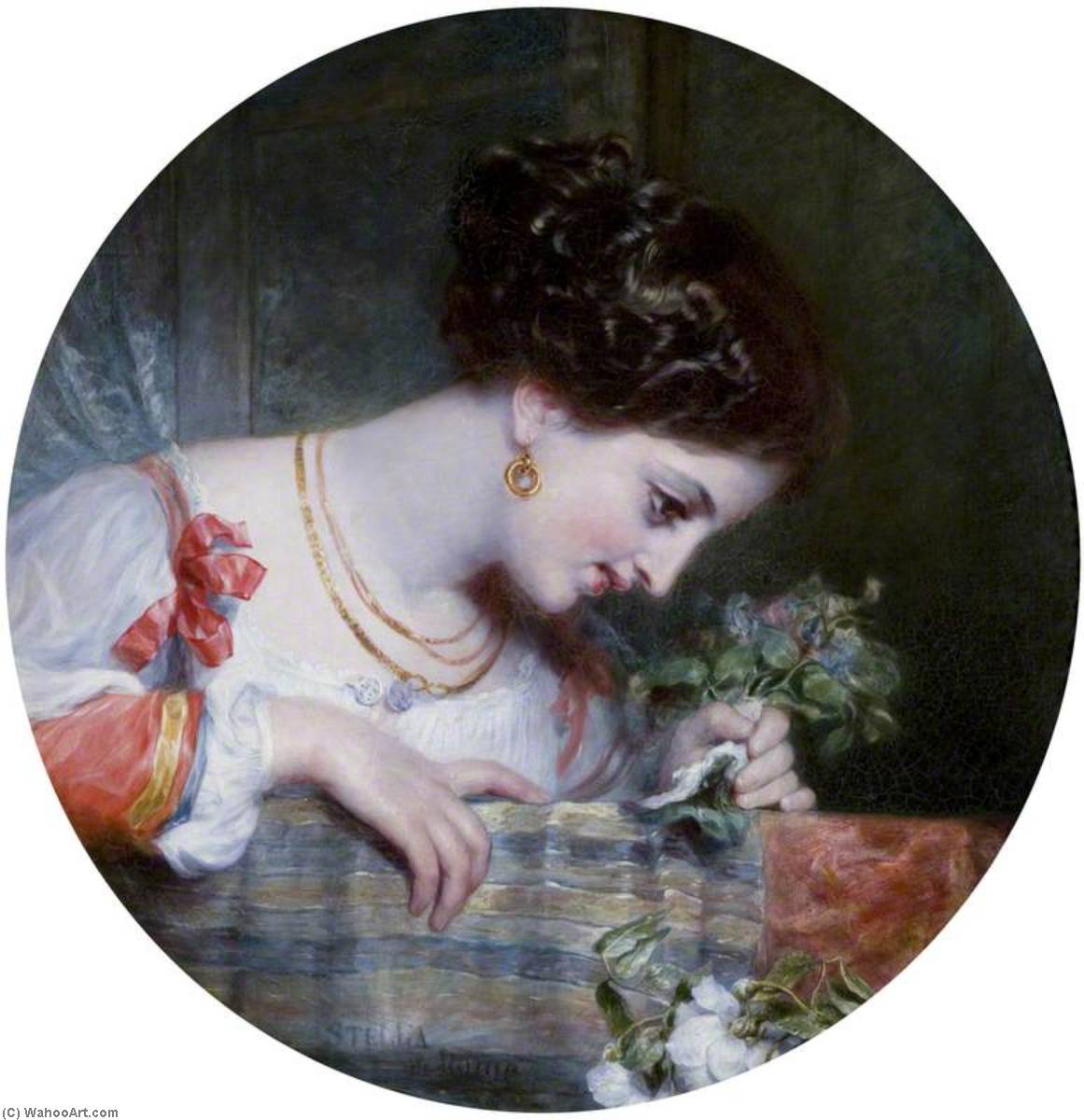 Art Reproductions Stella in Rome, 1834 by Richard Rothwell (1800-1868 ...