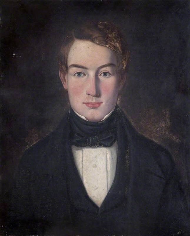 Get Paintings Reproductions Portrait of a Young Man by Richard Rothwell ...