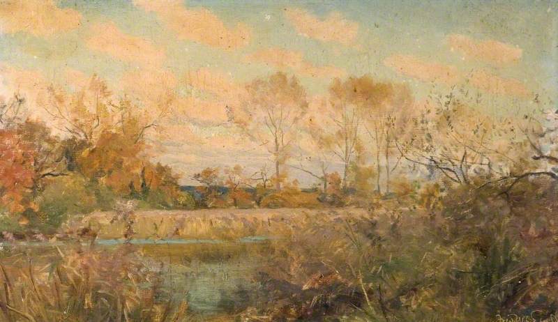 Get Art Reproductions Autumn on the Frome near Holmebridge, Dorset by ...