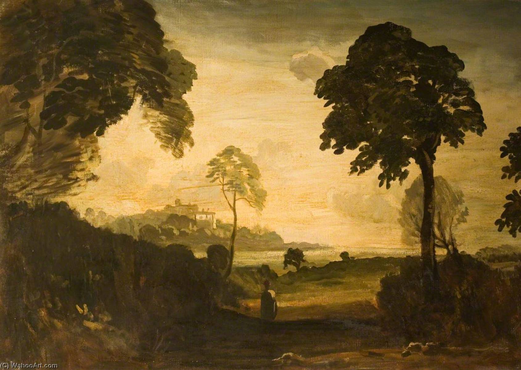 Get Art Reproductions Landscape with Trees by Philip Hugh Padwick ...