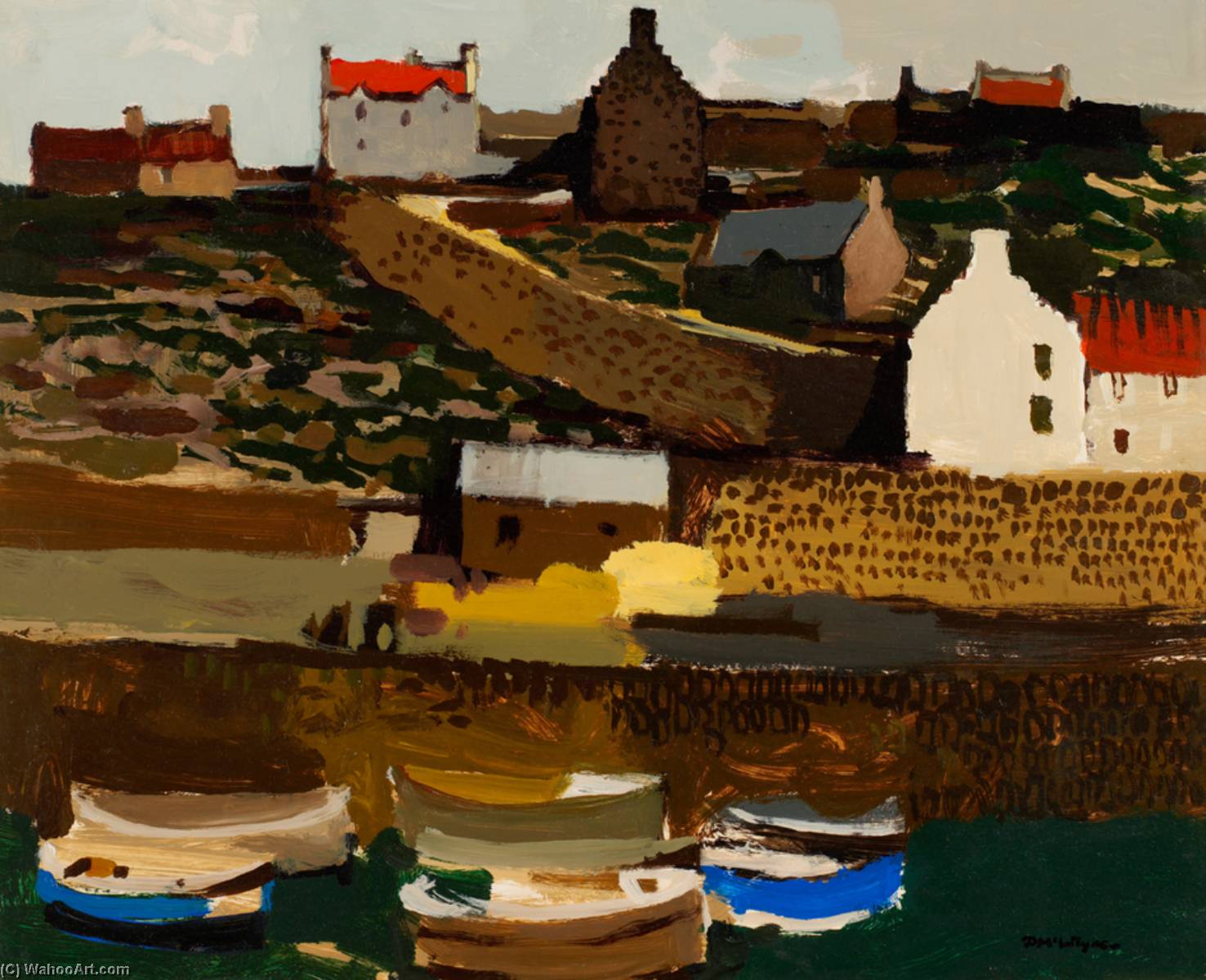 Crail, Fife by Donald Mcintyre (1923-2009) Donald Mcintyre | ArtsDot.com