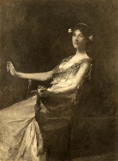 Order Artwork Replica Monterey, (painting) by Thomas Wilmer Dewing ...