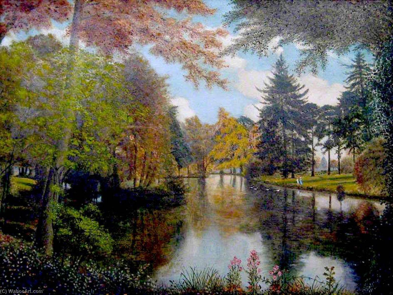 Order Artwork Replica The Lower Lake, Dynes Hall, Essex, 1913 by Alfred ...