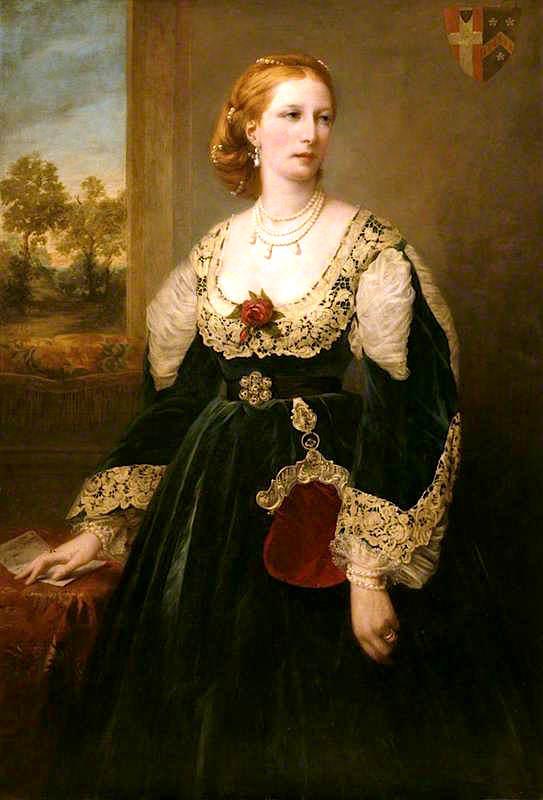 Emily Jane Wodehouse, Lady Newton, 1867 by Attilio Baccani Attilio ...