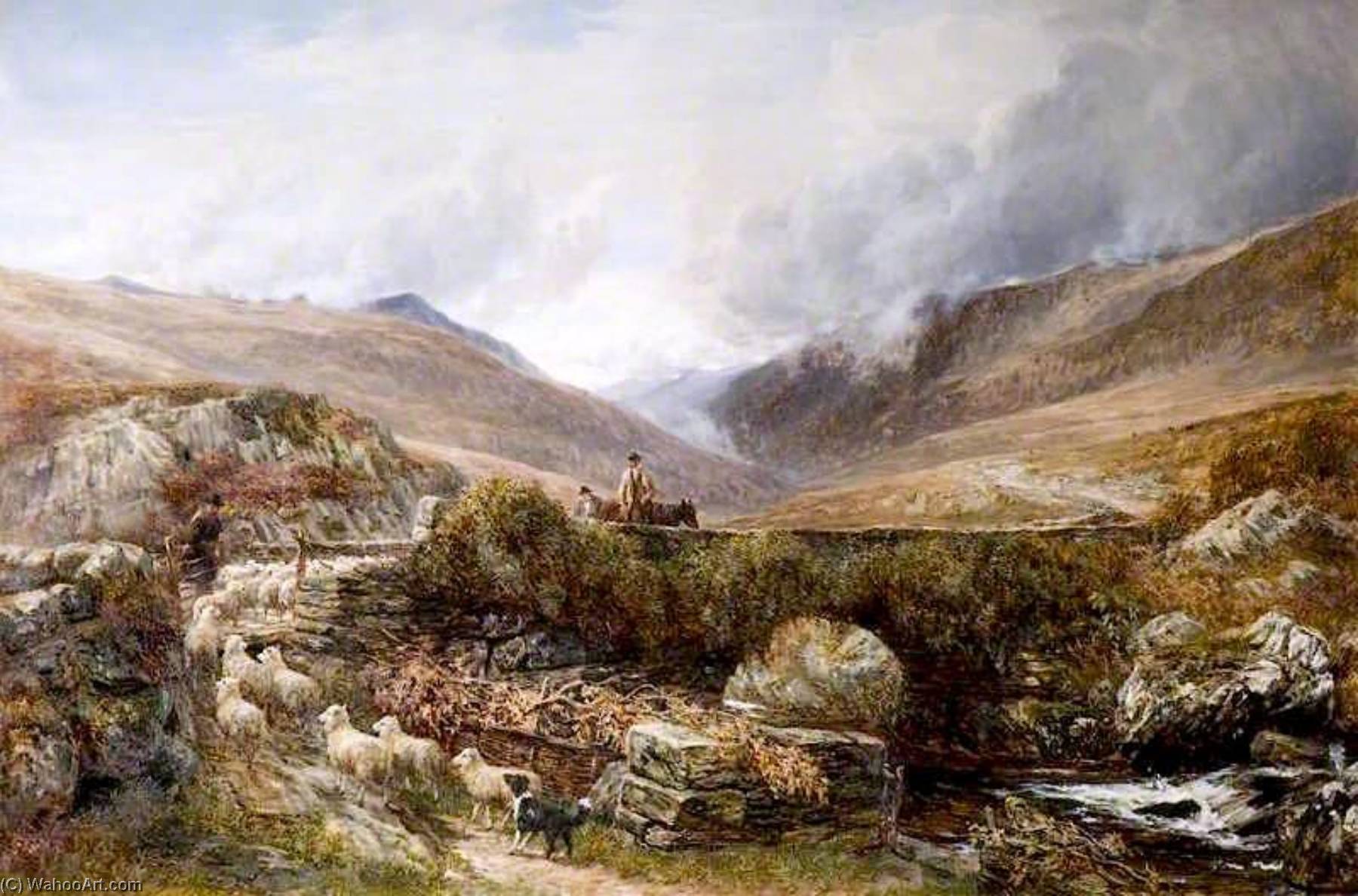Order Artwork Replica Near Llanbedr, Barmouth, 1872 by Charles Thomas ...